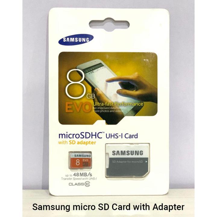 8 GB micro SD Card with FREE Adapter | Daraz.pk