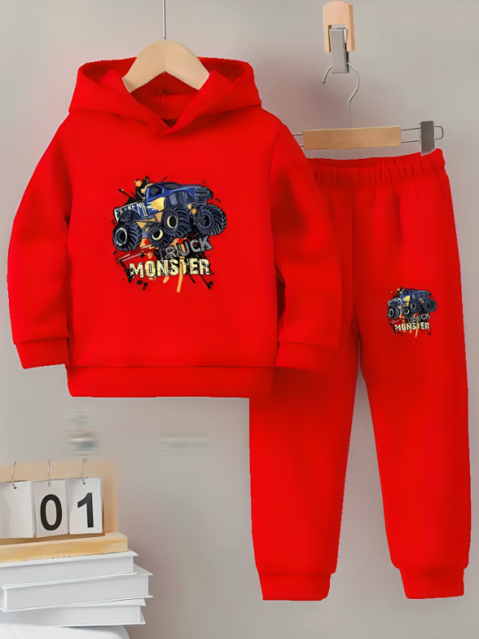 Truck Mons Fleece Hoodie Tracksuit Winter sweatshirt and hoodie ...