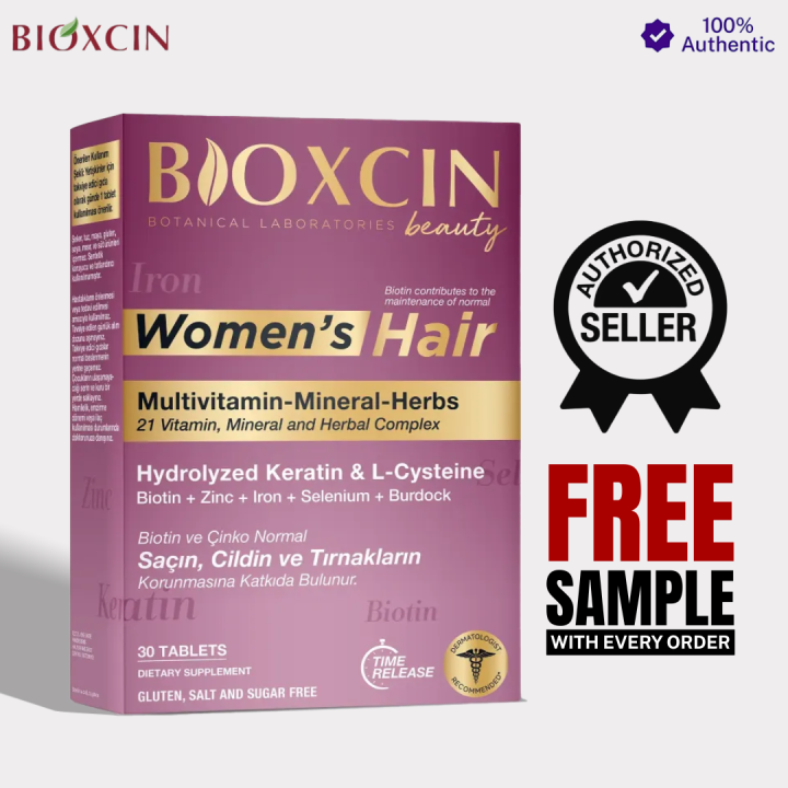 Bioxcin Women’s Hair Multivitamin Tablets – Hair Growth, Hair Fall ...