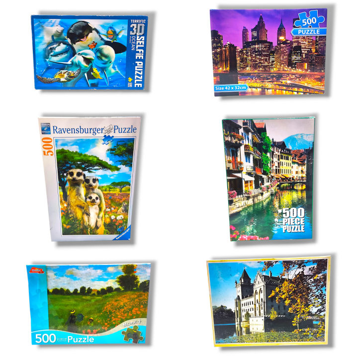 500 Piece - Jigsaw Puzzle - Different Designs - Lot 02 | Daraz.pk