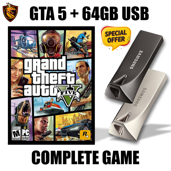 Grand Theft Auto V (GTA 5) Full Offline PC Game – Complete Setup in ...