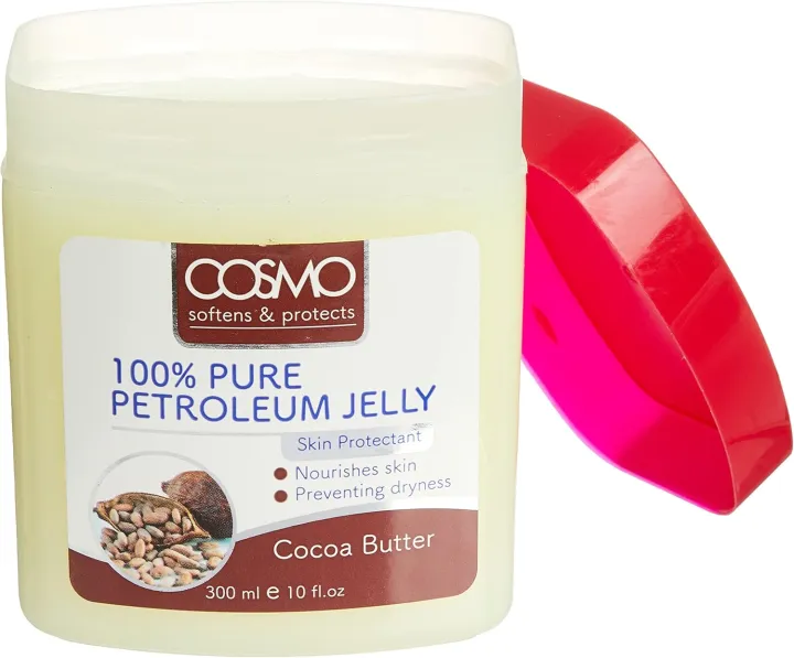 KIDZO Cosmo 100% Pure Petroleum Jelly Cocoa Butter 300ml Madi in Dubai ...