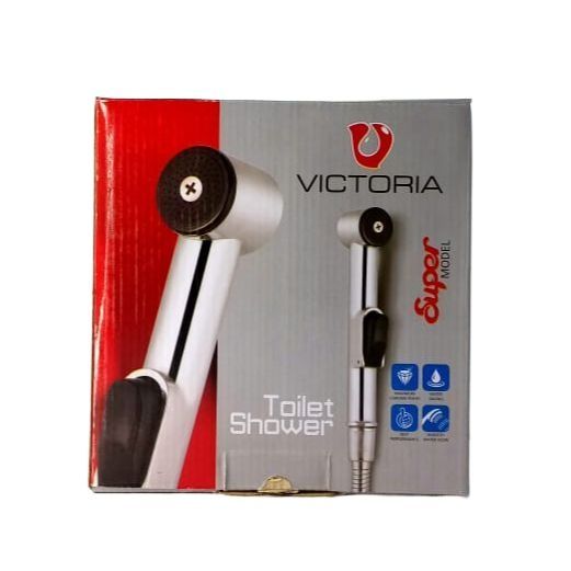 VICTORIA ABS Material Toilet Shower With Copper Nali / Chrome Complete ...