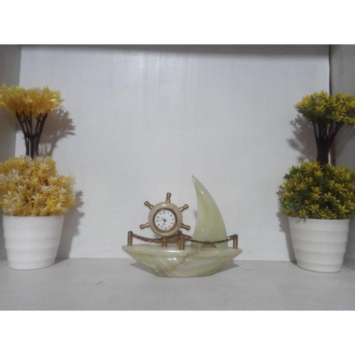 Handmade Marble and Onyx Desk & Shelf Clocks - For Home and Office ...