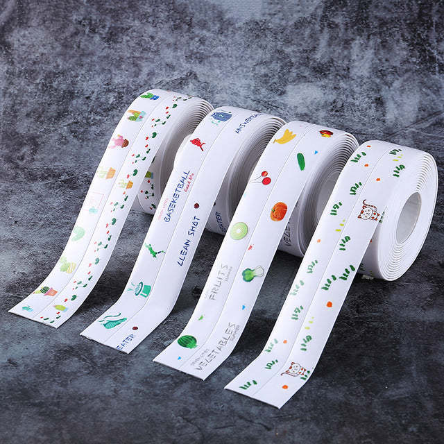 Kitchen Bathroom Sink Edge Corner Line Stickers Self Adhesive ...