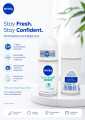 NIVIA Extra Bright Happy Shave Roll-On Deodorant for Women (50ml) | 72h ...
