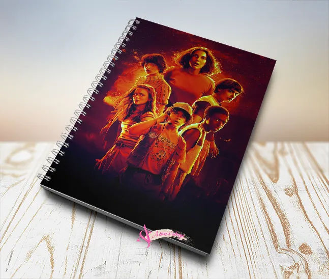 stranger things members strangerthings notebook | Daraz.pk