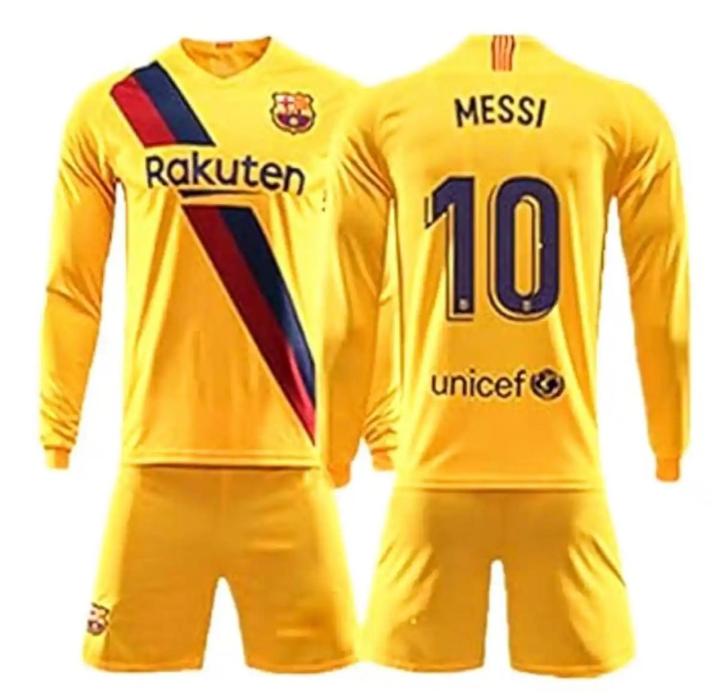 Original Messi Full Kit AWAY Barcelona FC - Available | Daraz.pk