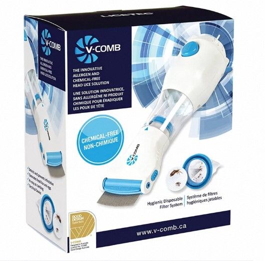 V Comb Head Lice Remover Machine Electric Anti Lice Treatment Device ...
