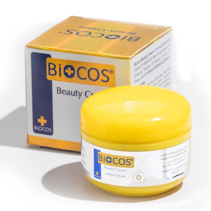 Biocos Beauty Cream Large Skin Brightening & Anti-Aging Vitamin E Kojic ...