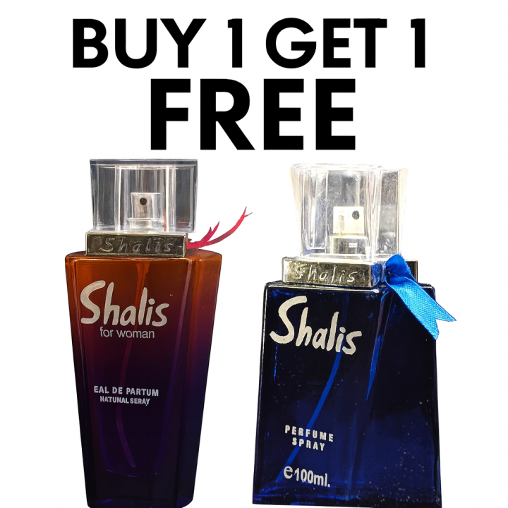 Pack of 2 perfumes | Shalis for men and women 100ml | Daraz.pk
