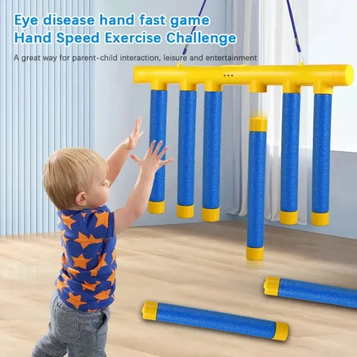 Challenge Falling Sticks Game Stick Catcher Machine Training Reaction ...