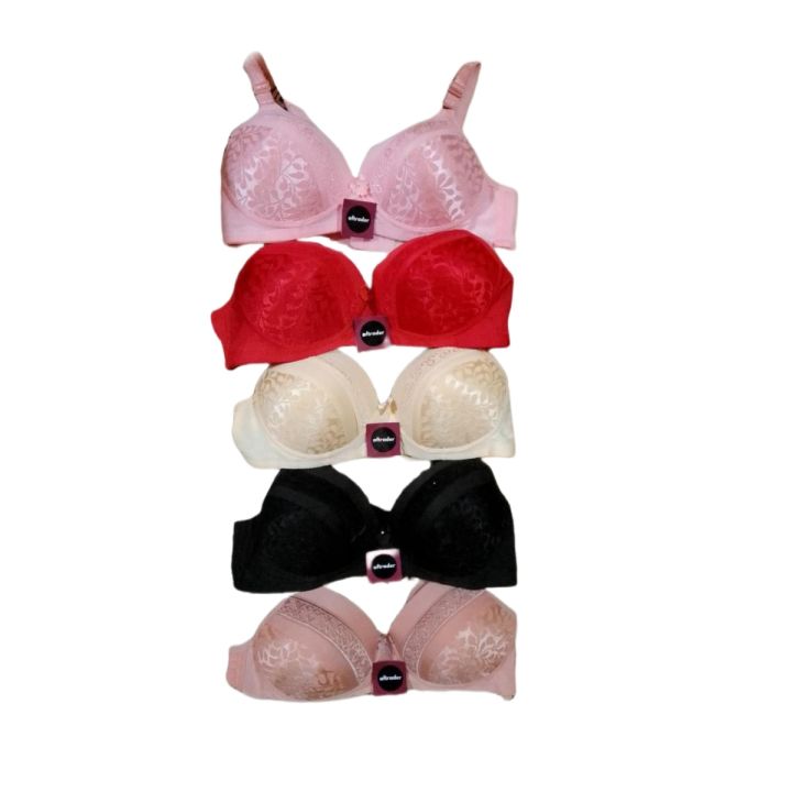 pack of 3 foam padded imported bra multicolours blouse brazier for ...