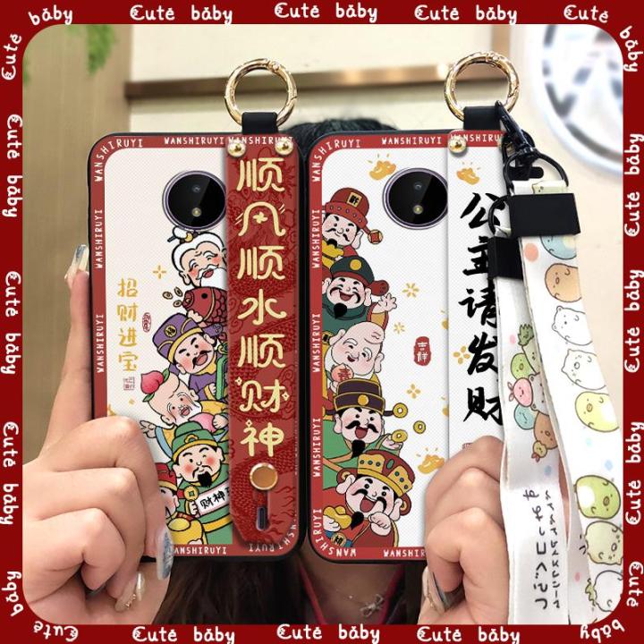 Phone Holder Cartoon Phone Case For Nokia C10/C20 Waterproof Lanyard ...