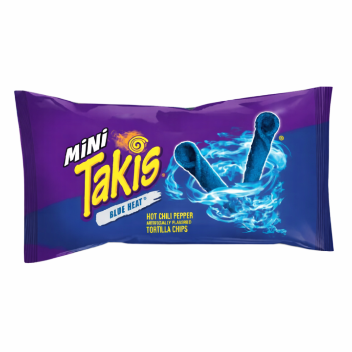 Takis Blue Heat Mini Rolled Tortilla Chips | Extreme Spicy Chili Flavor ...