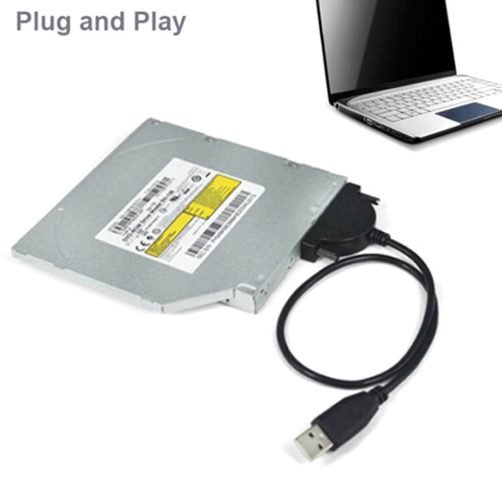 USB 2.0 SATA Cable CD/DVD-ROM Drive Cable Optical Driver Adapter Cable ...