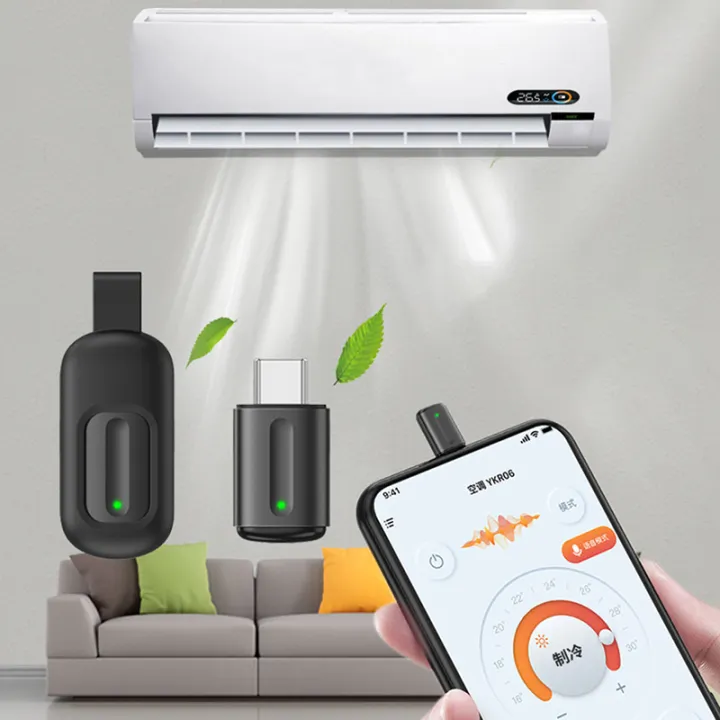 1Pc Mini Universal IR Remote Controller Adapter USB Type C Smartphone ...