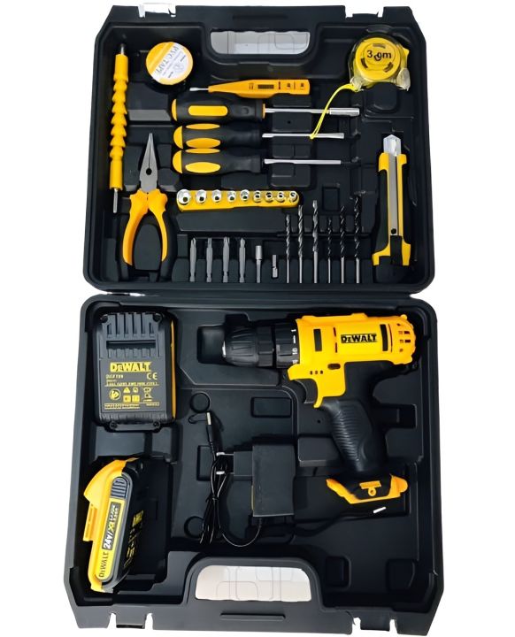Imported Cordless Drill Machine with 30 Pcs Set | Daraz.pk