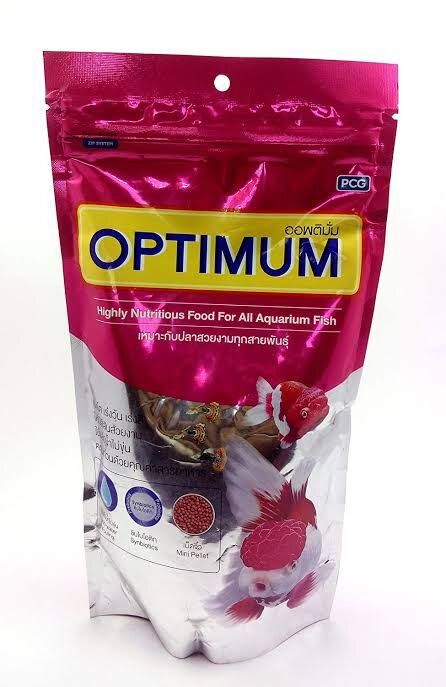 Optimum Highly Nutritious Fish Food for All Aquarium Fish 100gm & 200gm ...