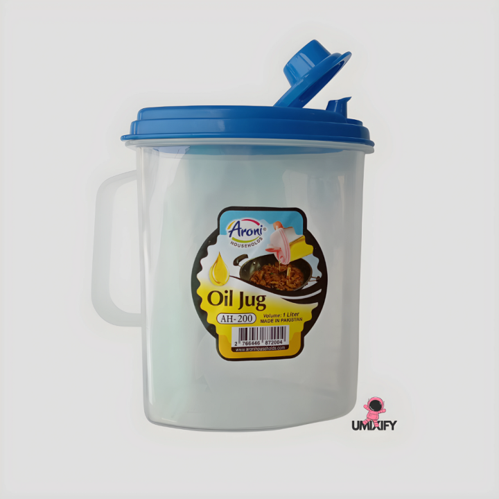 Aroni 1 litre plastic Oil jug | Daraz.pk