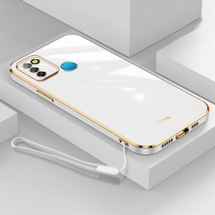 AnDyH New Straight Edge Plating Phone case for Infinix Smart 5 X657 ...