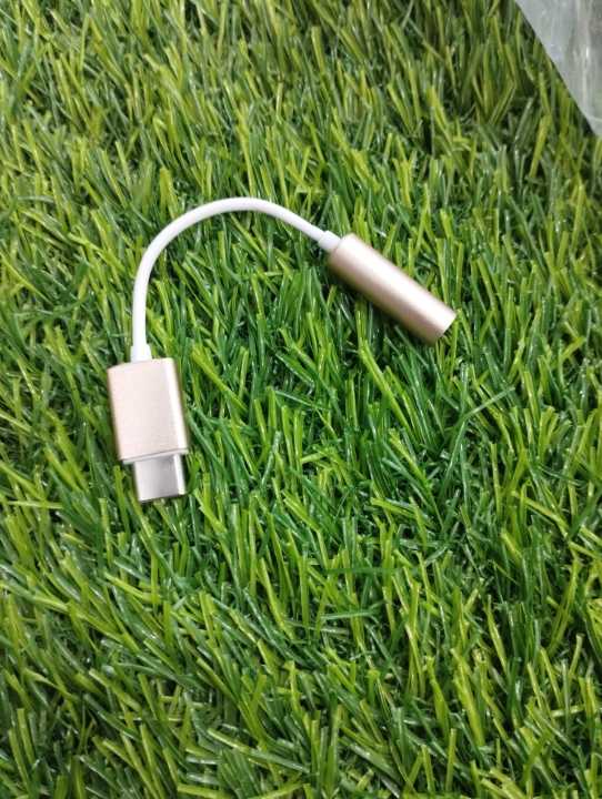 Type-C Connector 3.5mm Earphone Audio Jack Handfree Converter HeadPhone ...