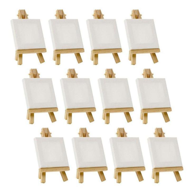 Artists 3 inch x3 inch Mini Canvas & 5 inch Mini Easel Set Painting ...