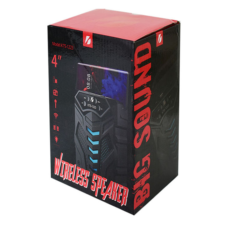 KTS-1223 Bluetooth Wireless Speaker Portable Speaker USB & SD Card ...