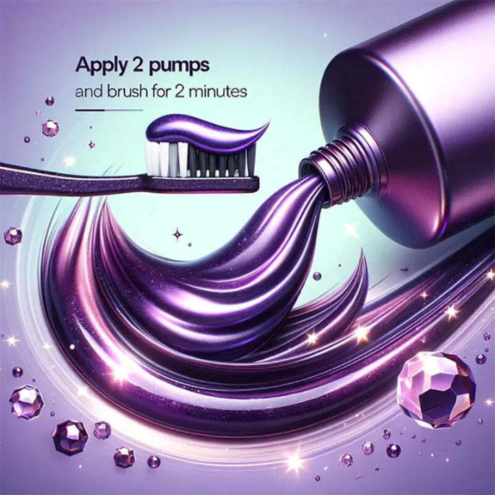 Pack Of 2 Hismile - Hi Smile Toothpaste Purple Color Corrector ...