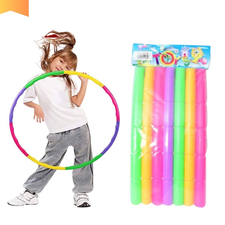 HULA HOOP RING FOR KIDS GIRLS BOYS FITNESS EXERCISE PLAYING ADJUSTABLE ...