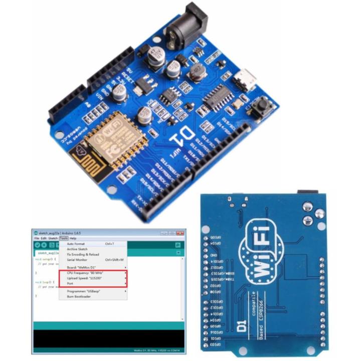 Wemos D1 Wifi Uno Esp8266 Development Board Daraz Pk
