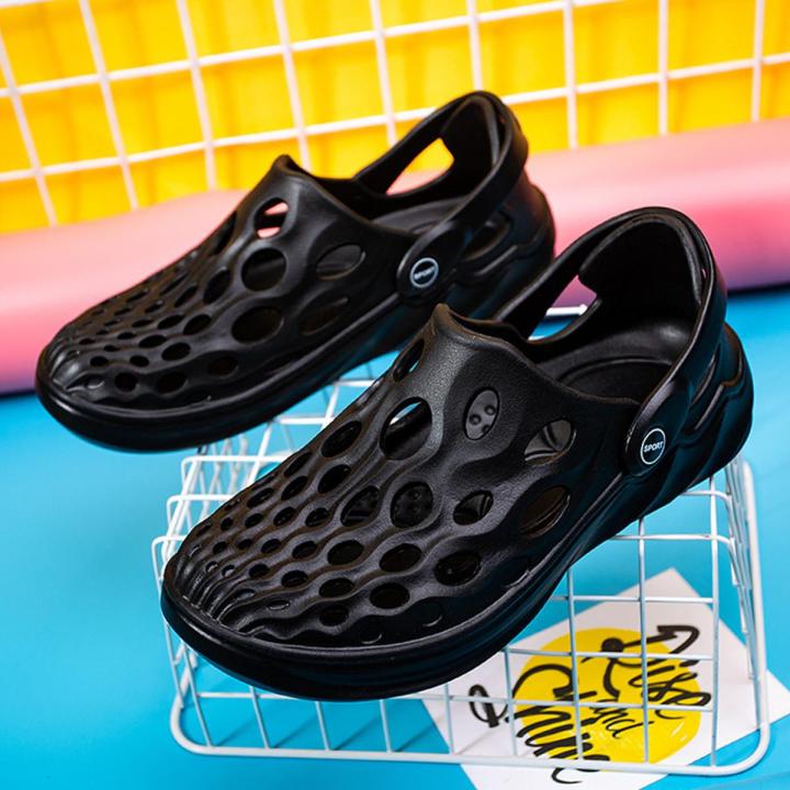 Cave shoes men's summer new couple seaside beach sandals outdoor ...