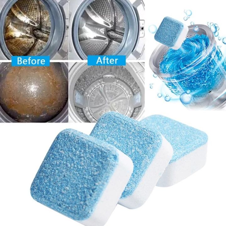 RNN 12PCS Tab Washing Machine Cleaner Washer Cleaning Detergent ...