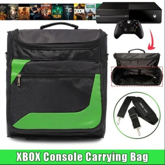 Xbox One/S/X Multifunctional Carry Bag Travel Case Handbag For Xbox One ...