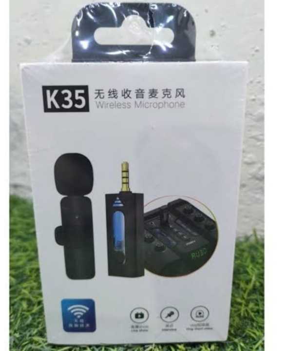K35 Wireless single Microphone For Mobile & Camera | Daraz.pk