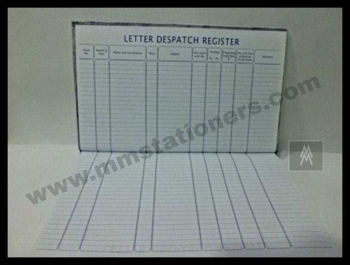 Letter Dispatch Register NO 3 (1 piece) | Daraz.pk