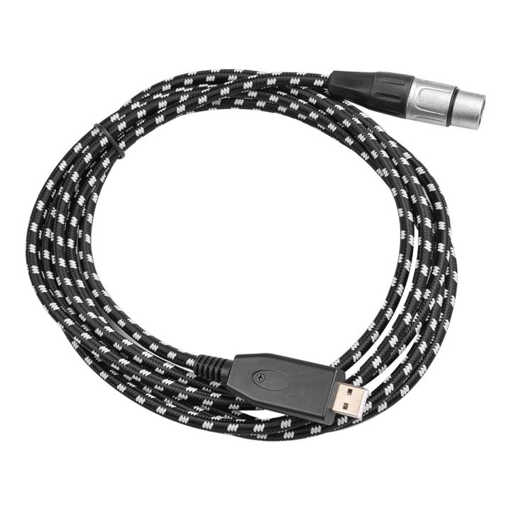 USB Microphone Cable Corrosion-resistant USB to XLR Female Microphone ...