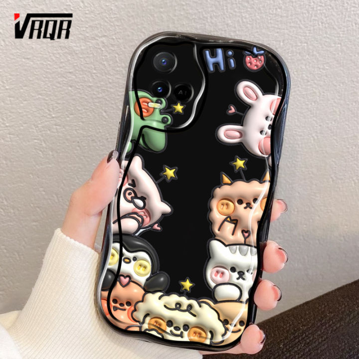 VRQR Wave Border Soft Case for Vivo Y20S Y20 2021 Y12S Y3S 2021 Y20i ...
