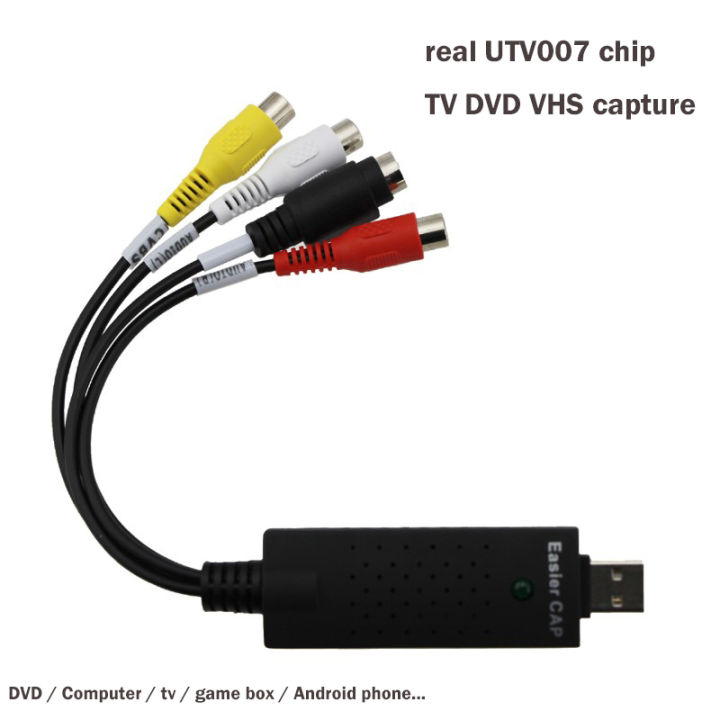 Easycap USB 2.0 Easy Cap Video TV DVD VHS DVR Capture Adapter by Asan ...