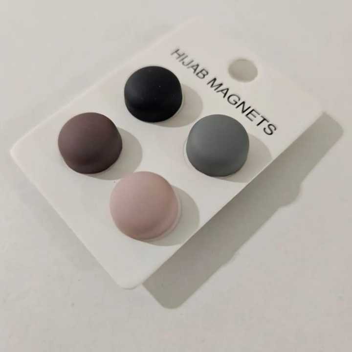 Premium Matte Hijab Magnets – Strong, No-Snag & Pinless Magnetic Hijab ...