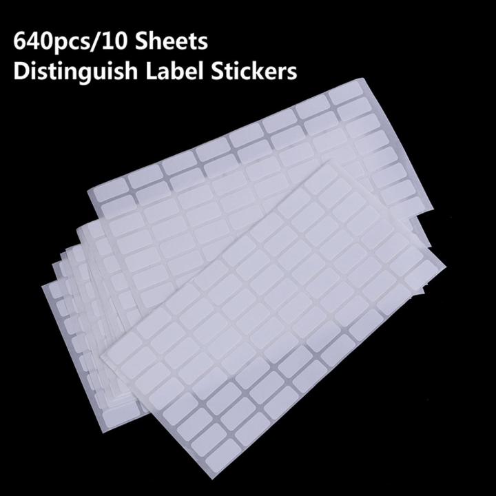 640pcs Distinguish Label Stickers Diamond Classification Storage Labels ...
