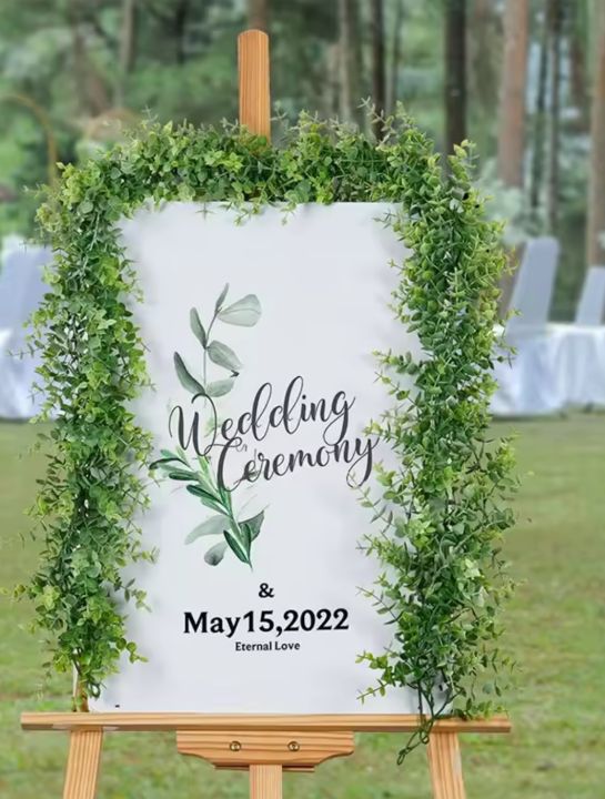 5 feet long 1 Piece Artificial Eucalyptus Vine Green Hanging Bail Best ...