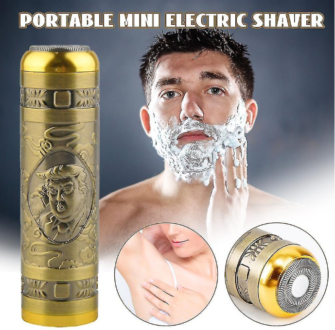 Portable Men’s Electric Shaver Beard Trimmer Usb Rechargeable Mini Face ...