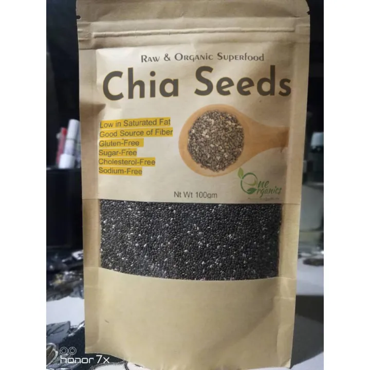 Original Chia Seeds 100 Grams Pack | Daraz.pk