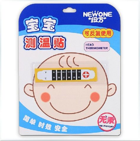 Baby thermometer, newborn forehead patch, children's thermometer card ...