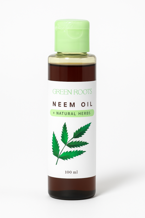 Neem Hair Oil – 100% Pure, Cold Pressed & Natural Herbs Blend | For Hair Fall, Dandruff, Lice ...