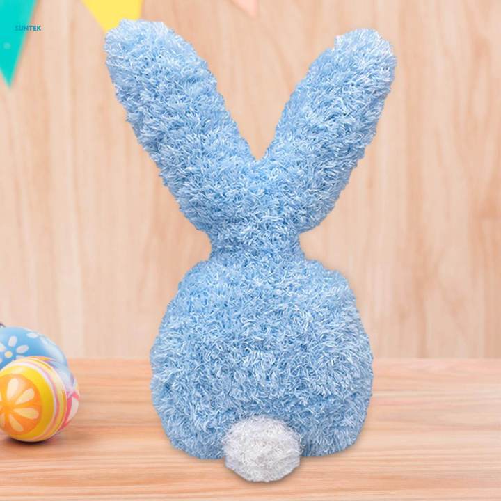 Easter Bunny Plush Toy Throw Pillow Holiday Girls Boys Rabbit Stuffed ...