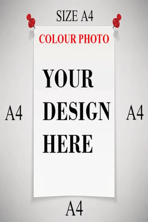 Custom A4 Print | Customized Print Your Design Poster | A4 Custom Print ...