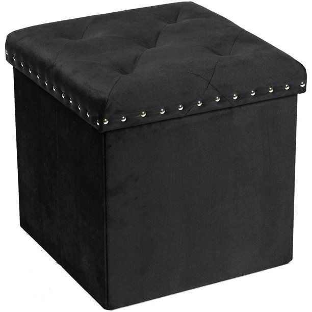 The Furniture Collection - Customised Tufted Velvet Square Storage ...