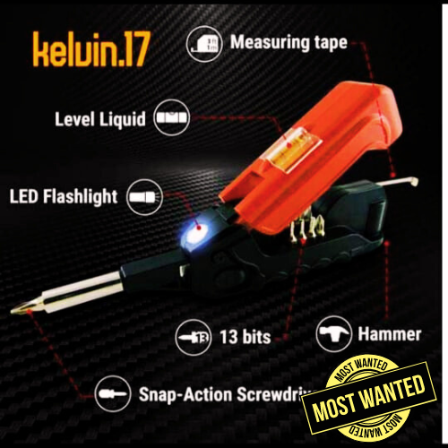 Kelvin Screwdriver Multipurpose Tool Set: All-in-One Precision & Power ...